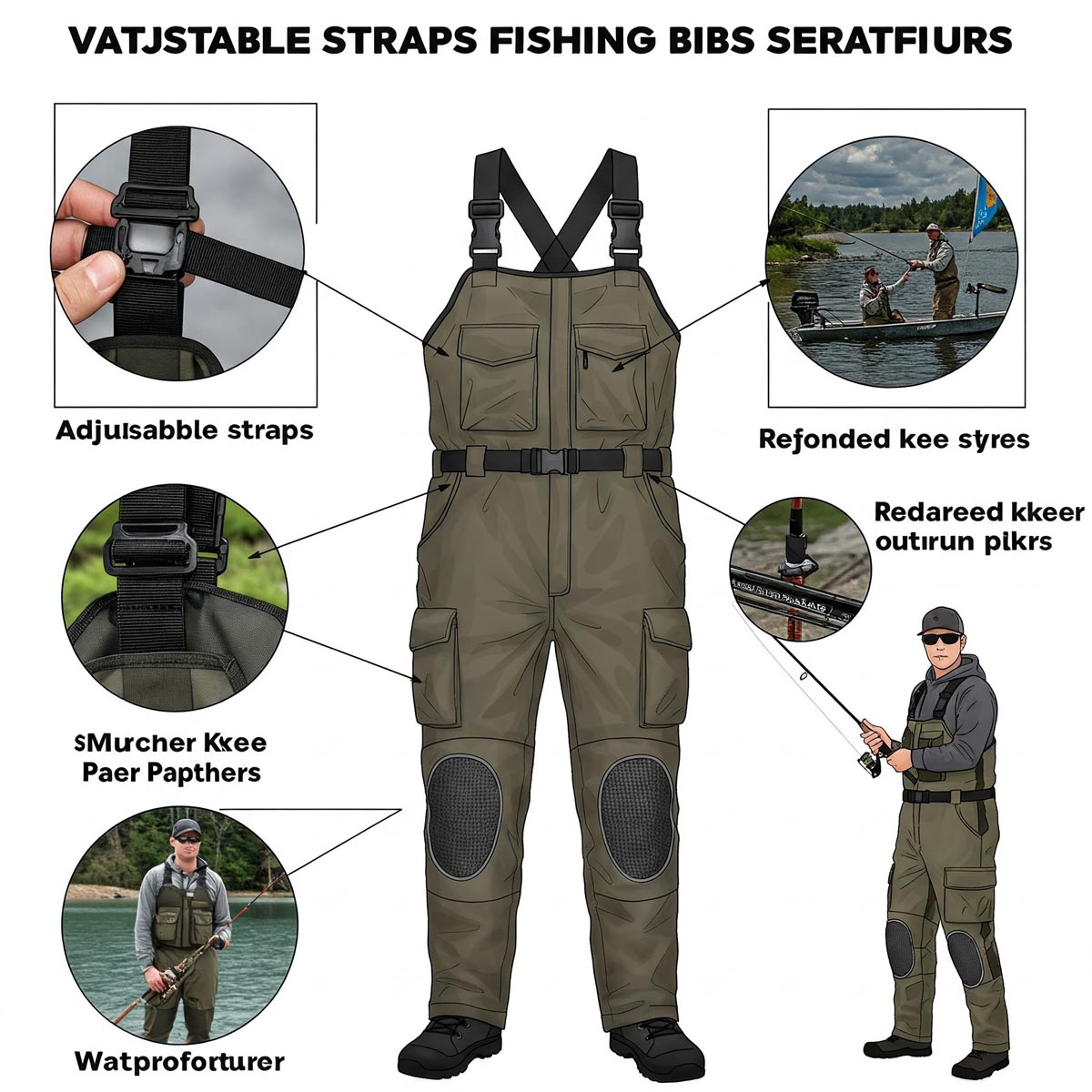 10 Best Fishing Bibs for All-Weather Anglers: Ultimate Waterproof ...
